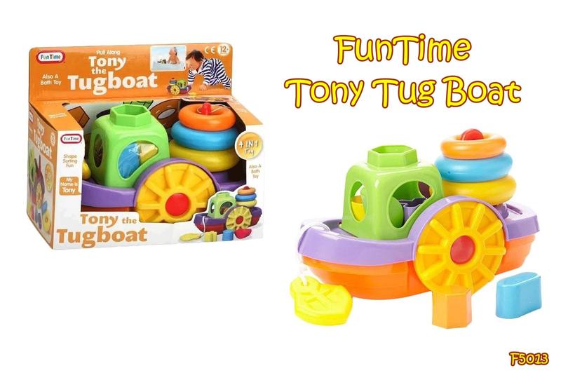 F5013 FunTime Tony Tug Boat Mainan Anak - Shop | Tokopedia