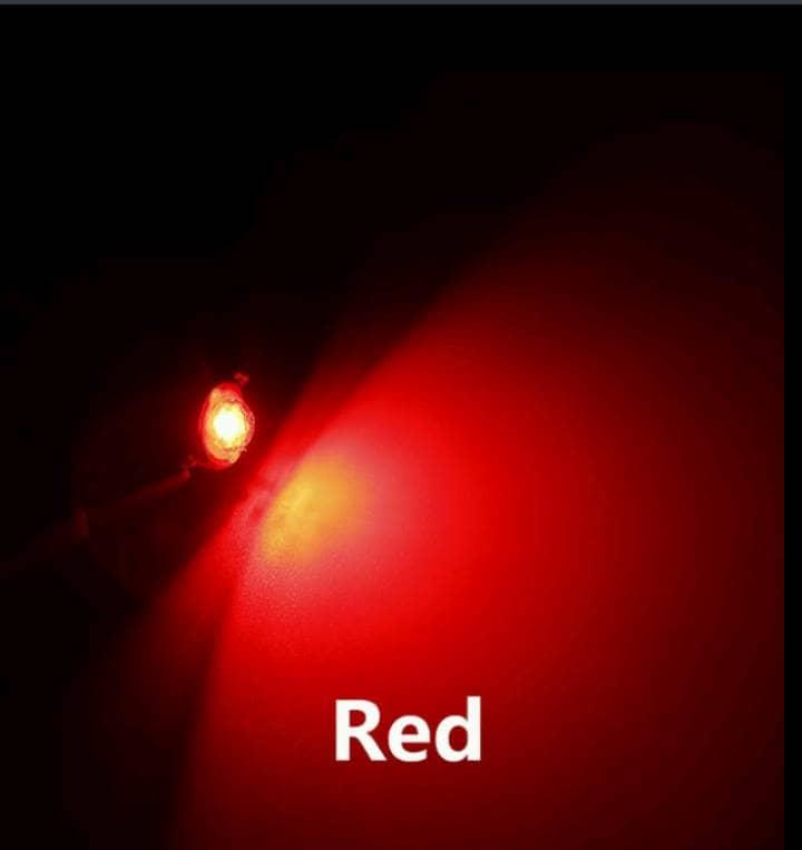 Led Cree 3w 3 watt High Power Cooper Sent 45mil Red - Shop | Tokopedia