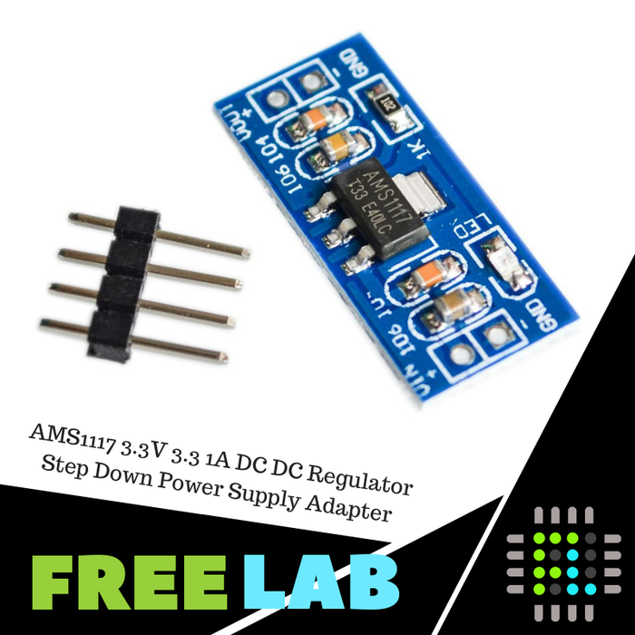 Jual AMS1117 3.3V 3.3 1A DC DC Regulator Step Down Power Supply Modul ...