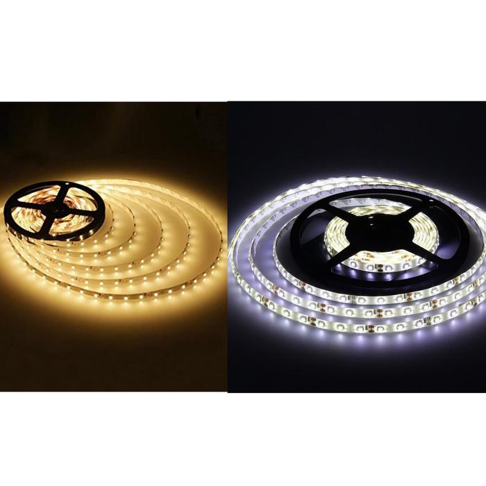 Jual Lampu Led Strip 3528 IP33 Putih / Warm White 12V 5 Meter SMD ...