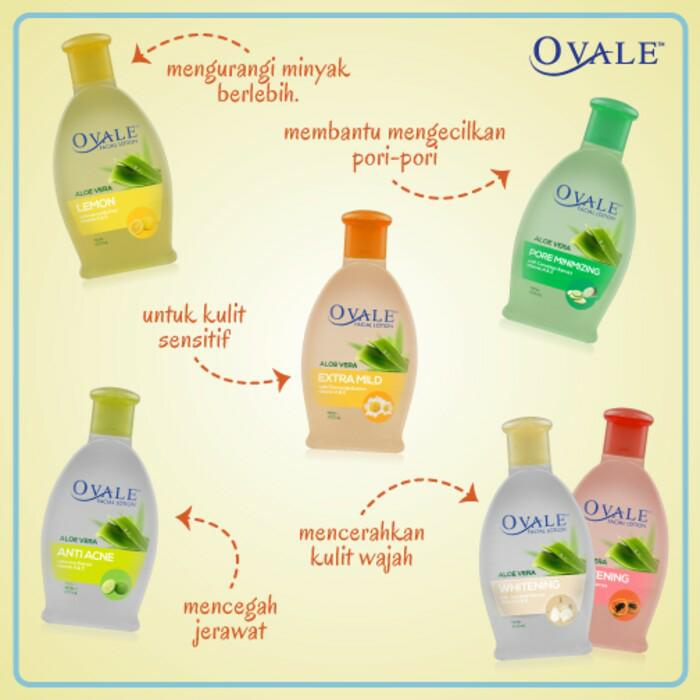 Jual OVALE FACIAL LOTION 100 ML /OVALE PEMBERSIH WAJAH - lemon - Kota ...