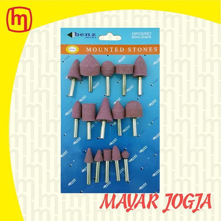 Benz Mounted Stone Size 6 MM Shank - Isi 15 pcs - Shop | Tokopedia