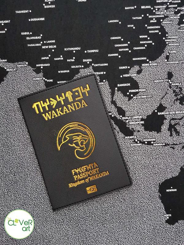 Paspor WAKANDA - BLACK EDITION - Avengers Infinity War PASSPORT - Shop ...