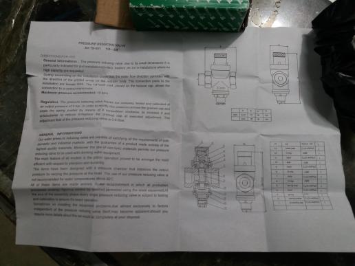 PRV TONSEN - Pressure Reducing Valve uk. 1/2 inc 501 - Shop | Tokopedia