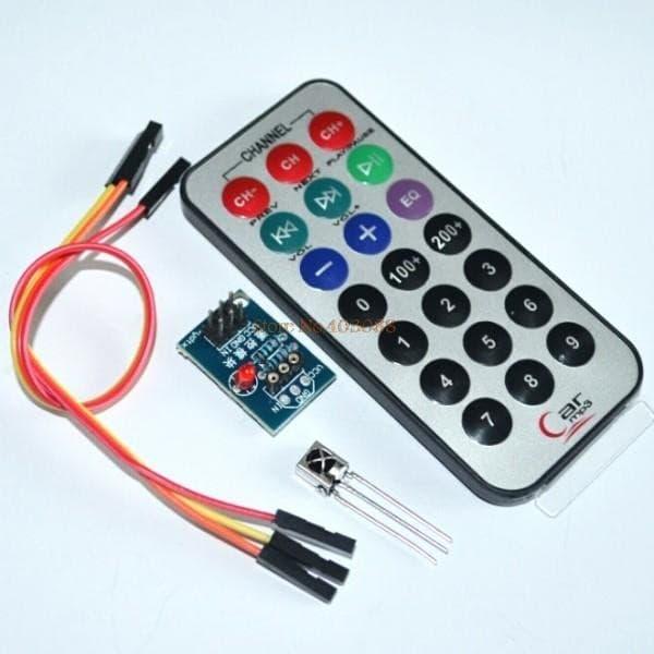 Infrared Remote Control HX1838 Receiver Module IR Wireless Kit Arduino ...