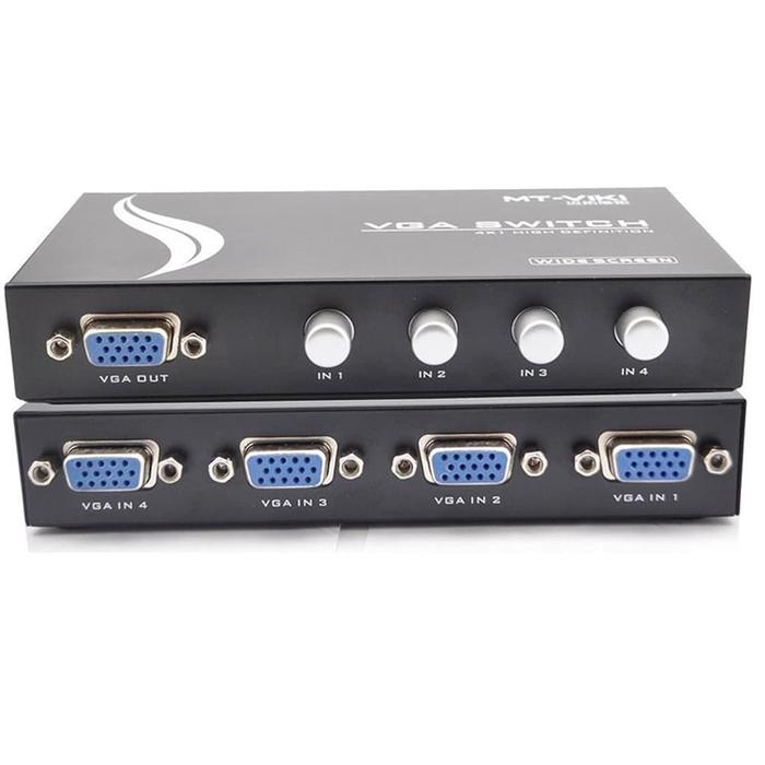 Jual VGA Switch 4 Port Switcher NYK 4 Input 1 Output - Jakarta Pusat ...