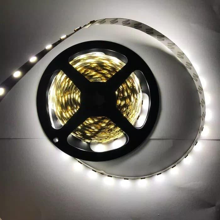 Jual Led Strip Mata Besar SMD IP33 5050 ( putih ) 5m/roll , 12 Volt ...