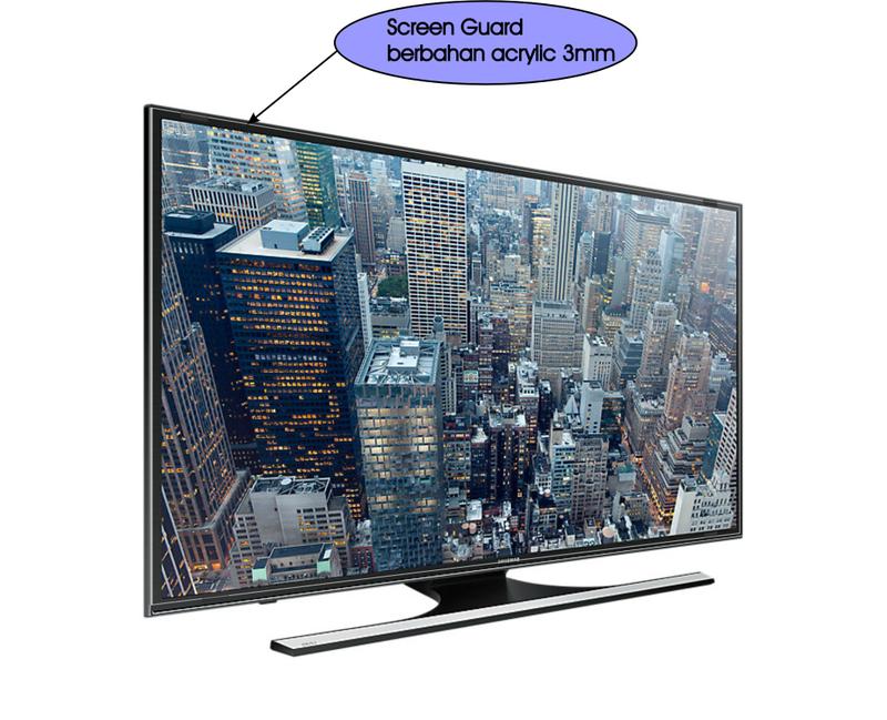 Screenguard screen protector Pelindung layar 55 inch LED LCD - Shop ...