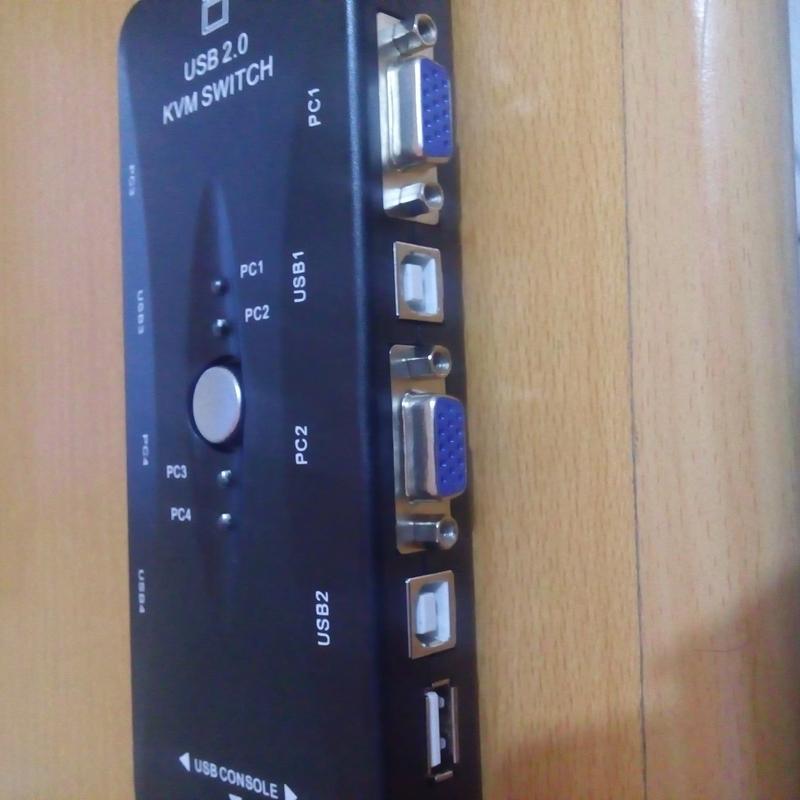 KVM SWITCH USB 4 PORT / KVM SPLITTER USB 4 PORT - Shop | Tokopedia