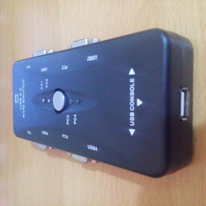KVM SWITCH USB 4 PORT / KVM SPLITTER USB 4 PORT - Shop | Tokopedia