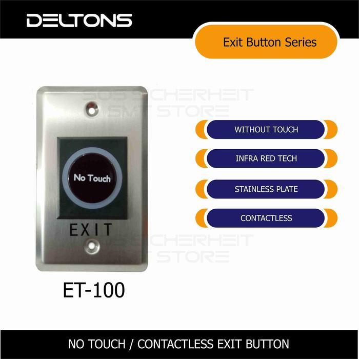 Jual Sensor Tombol Exit Tanpa Sentuh - Touchless/ No Touch | Deltons ...