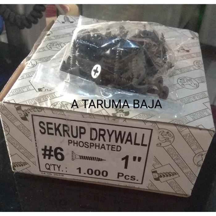 Jual Skrup Gypsum - Skrup Drywall 6x1 Inch 6x1.5 inch 6x2 inch - Skrup ...