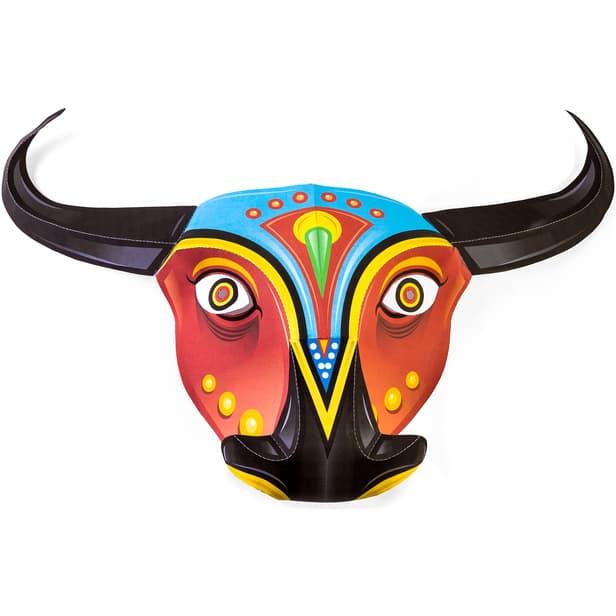 Jual Bull Barranquilla Mask Papercraft - Kab. Bekasi - Papercraft ...