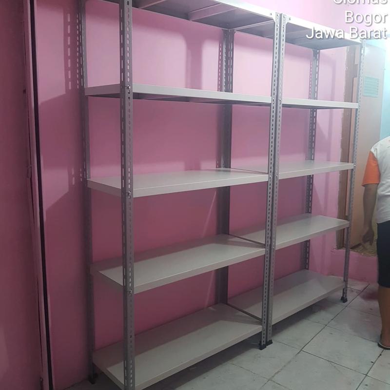 RAK BESI GUDANG SERBAGUNA PLUS KAKI KARET - Shop | Tokopedia