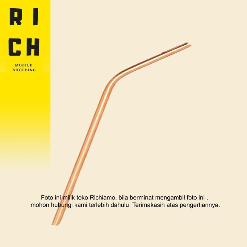 TERMURAH! sedotan besi/ stainless straw gold korea 215*6mm - Shop ...