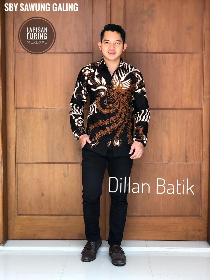 Jual SBY Sawung Galing Kemeja Batik Pria Lengan Panjang by Dilan Batik ...