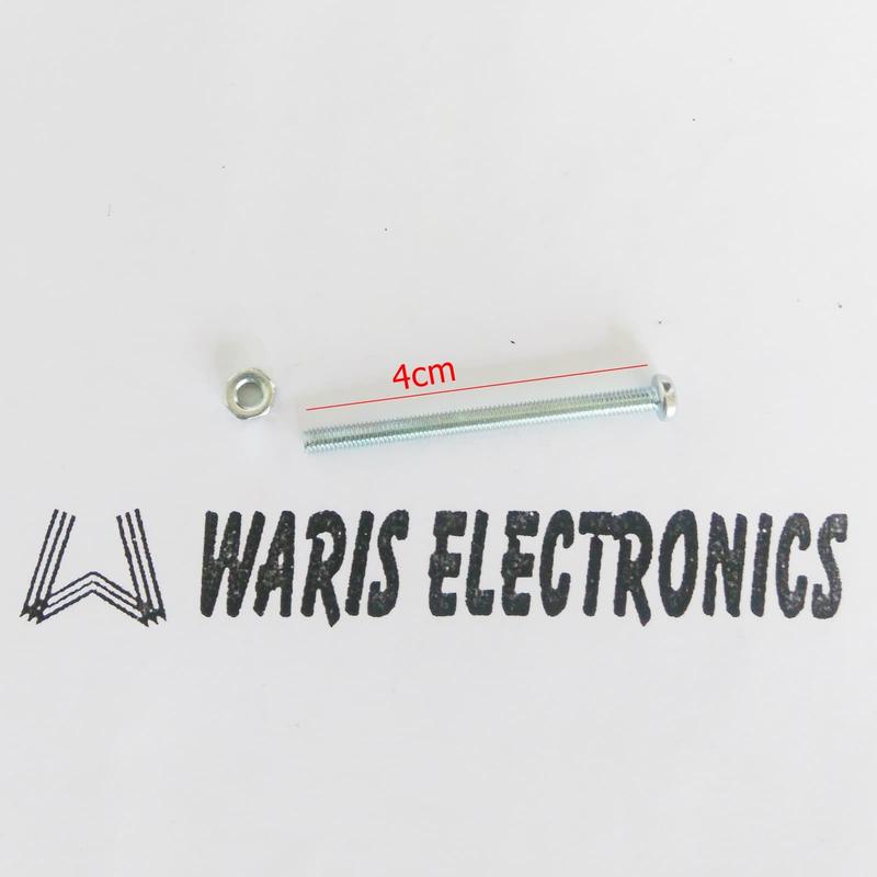 Baut 3mm Panjang 4cm Plus Mur - Shop | Tokopedia