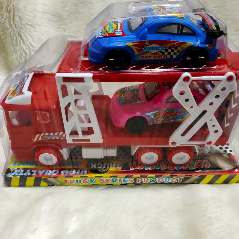 mainan anak mobil angkut mobil 2pcs - Shop | Tokopedia