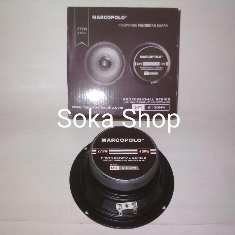 SPEAKER MARCOPOLO MC 6100 HW 6INCH SUARA MANTAP - Shop | Tokopedia