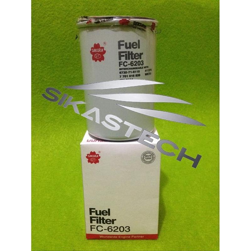 SAKURA FC-6203 FUEL FILTER / SARINGAN SOLAR CUMMINSDEUTZ AGDEUTZ-FAHR ...