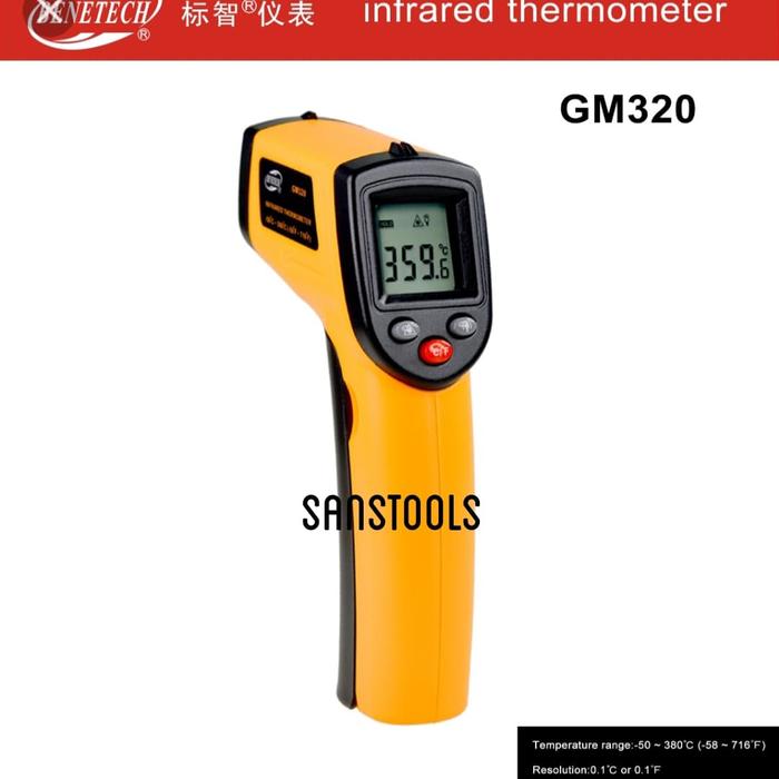 Jual Benetech GM320 infrared thermometer gun alat ukur suhu GM-320 ...