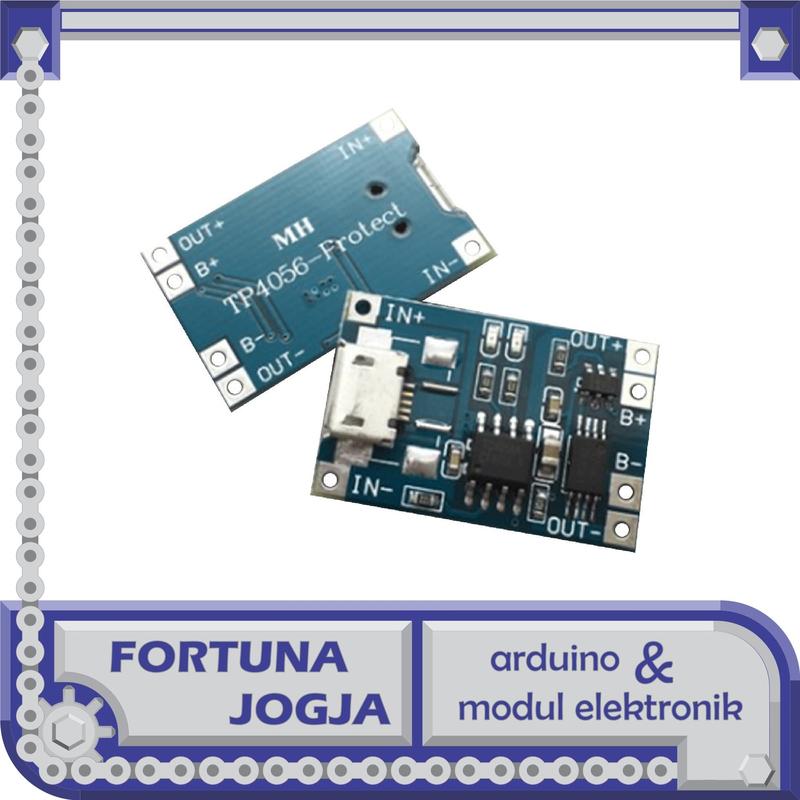 Modul TP4056 Micro USB 1A 5V Dengan Proteksi Battery Chargin - Shop ...