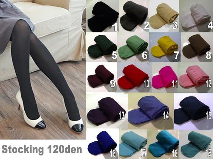 Jual STOCKING 120D / PANTYHOSE APEL / STOCKING WARNA / STOCKING REMAJA ...