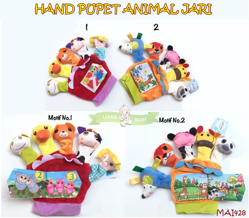 MAI428 MAINAN HAND PUPET ANIMAL JARI CATELL LOVE BONEKA TANGAN - Shop ...