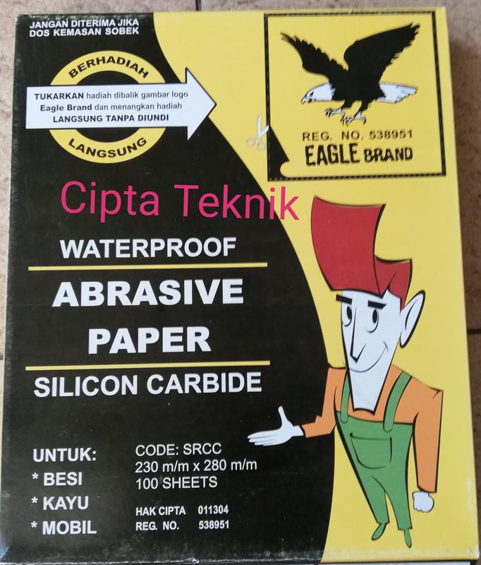 Amplas Eagle Grit 1000 Abrasive Paper Grit1000 Waterproof CC 1000CW ...