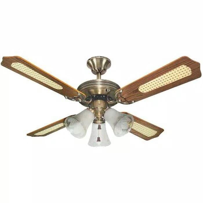 Ceiling Fan Kipas Angin plafon Uchida CF125 E-AB 42 inch 3 lampu-kayu ...