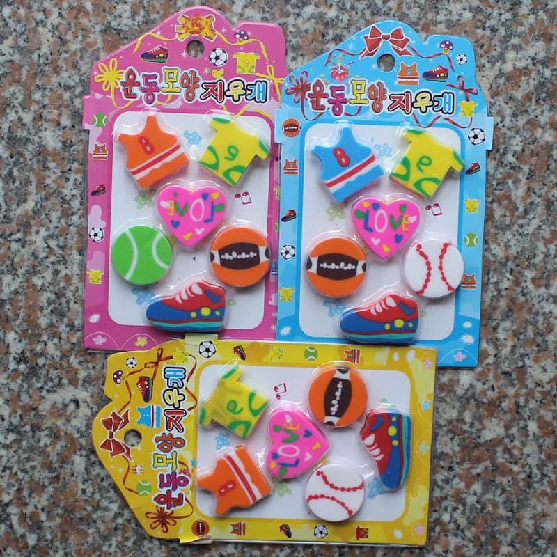 Penghapus Karakter Set 6Pcs - Penghapus Unik - Penghapus Anak - Shop ...
