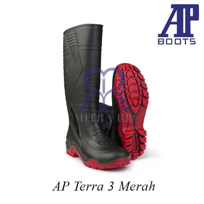 AP Boots Terra 3 Merah - Sepatu Boot Kerja Konstruksi Tinggi - Shop ...