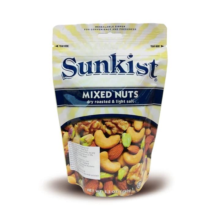 Sunkist Dry Roasted & Light Salt Mixed Nuts 150 g - Shop | Tokopedia