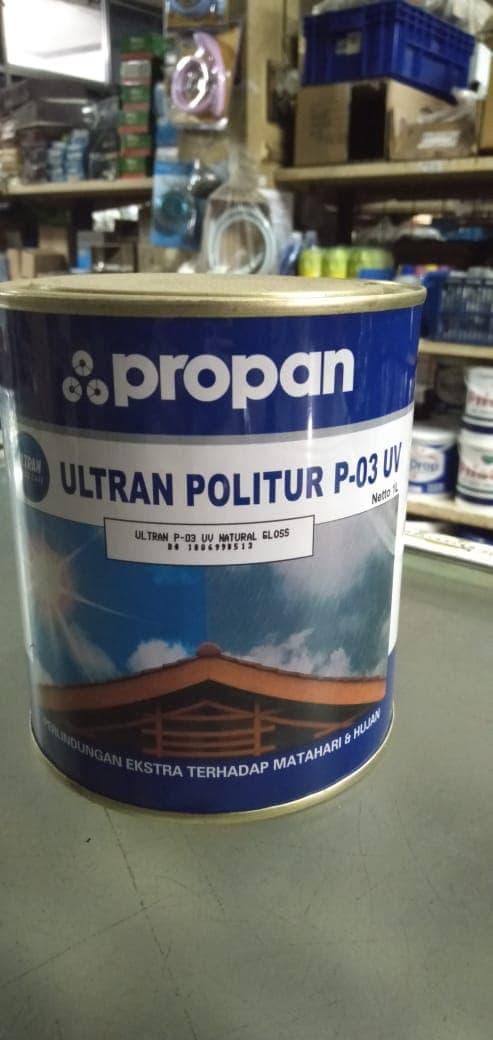 Jual Propan P03 Natural Gloss / Ultran Politur P 03 UV / Cat Kayu / 1 L ...