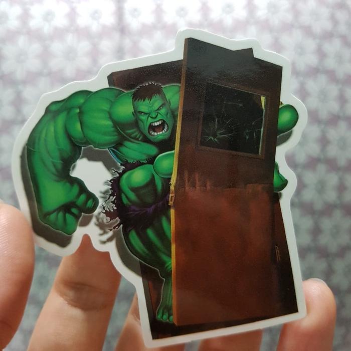 Jual Sticker Super Hero Marvel Avengers HULK H103 Koper Laptop Motor ...