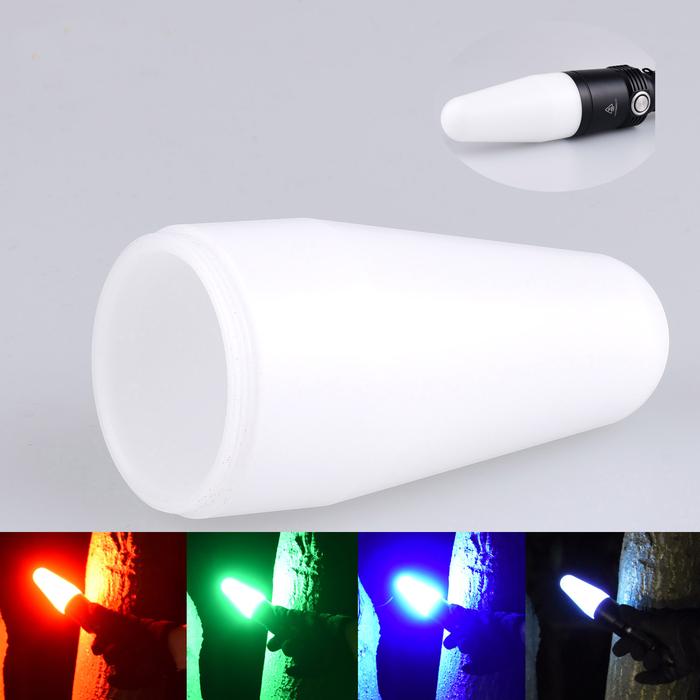 Jual Fitorch Flashlight POM White Diffuser Signal Light Traffic Wand ...