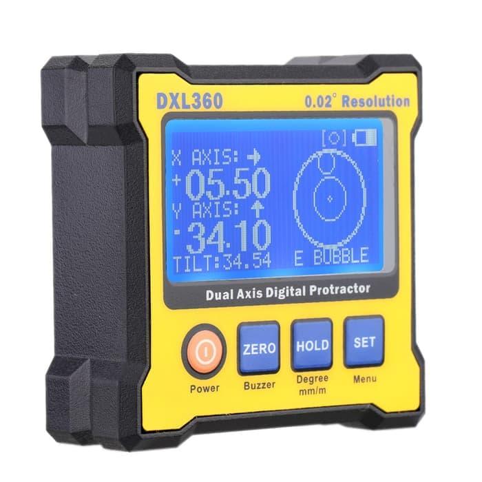 Jual DXL360 Digital Protractor Inclinometer Angle Level Axis Sudut DXL ...