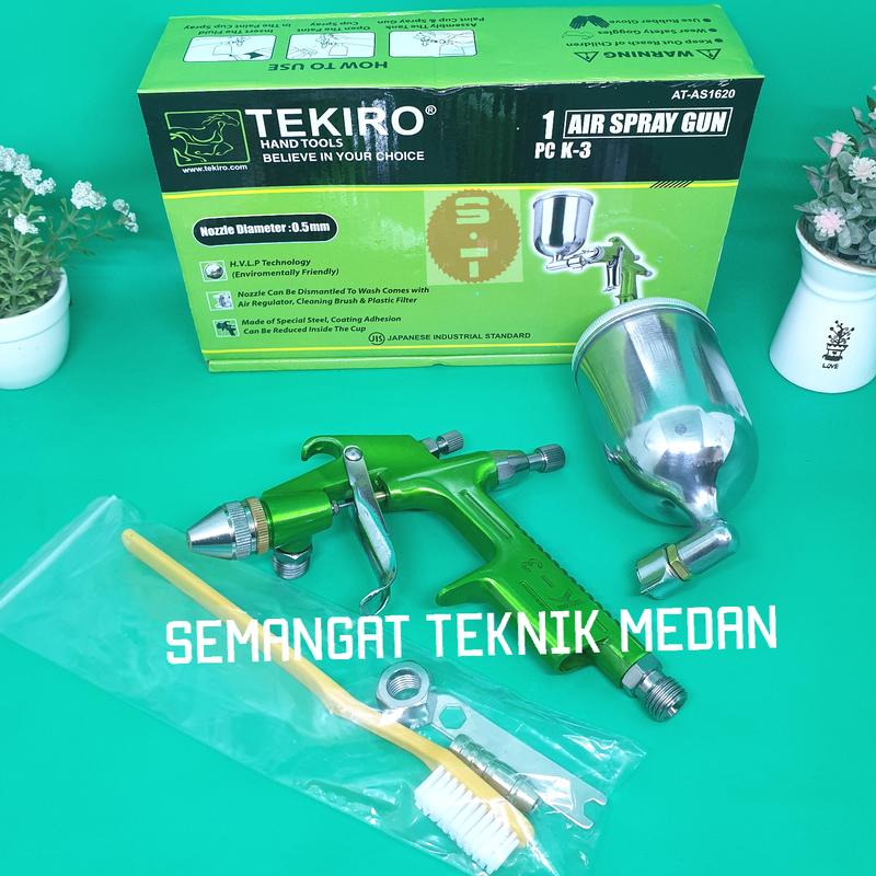 K3 K-3 AIR SPRAY GUN SEMPROTAN ANGIN CAT TABUNG ATAS K3 K 3 TEKIRO ...