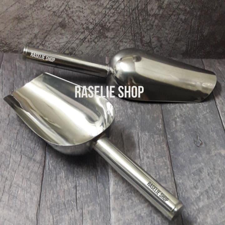 Sekop Gula Skop Beras Sendok Es Ukuran KECIL Stainless - Shop | Tokopedia