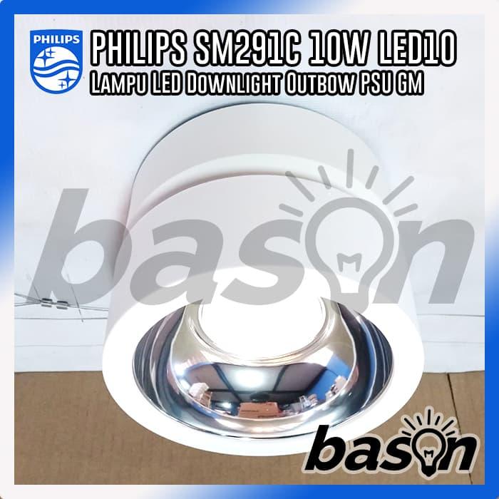 Promo PHILIPS SM291C 10W LED10 PSU White GM - LED Downlight outbow ...