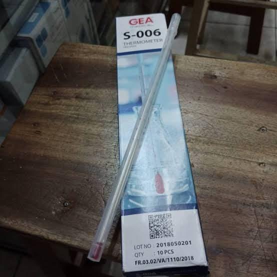 Termometer Alcohol Gea S-006 / Termometer Alkohol Batang - Shop | Tokopedia