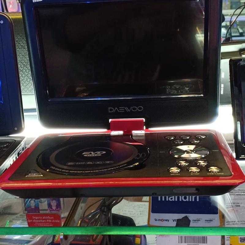 DVD PORTABLE DAEWOO 9'' INCHI KOREA DVD PORTABLE USB TV MP 3 - Shop ...