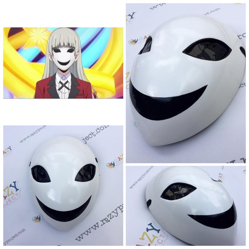 Mask Topeng Kayu Cosplay Anime Jepang Ririka Momobami Kakegurui - Shop ...