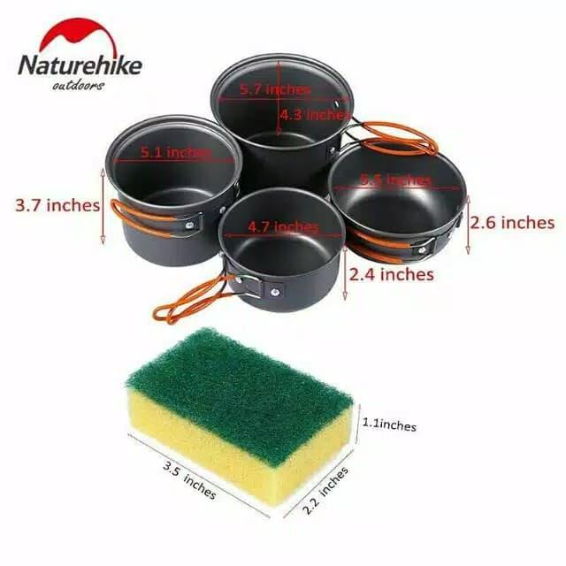 Promo COOKING SET 2-3 ORANG NATUREHIKE NH15T401-G - Jakarta Timur ...