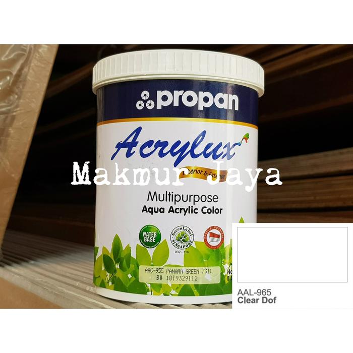 Jual Acrylux Clear Doff Dof Propan Cat Duco Besi Kayu Water Based ...