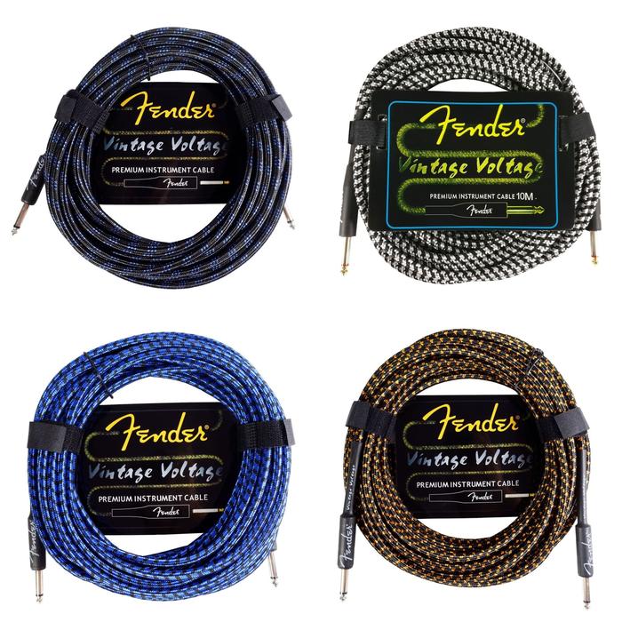 Jual Kabel Jack Fender 10 Meter Vintage Voltage White Kabel Gitar dan ...
