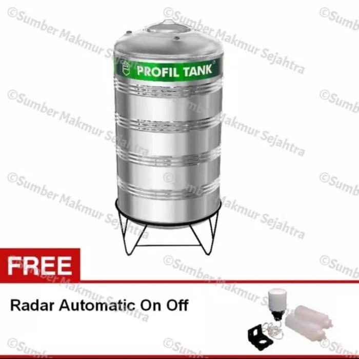 Jual Tangki Air / Tandon / Toren Profil Stainless 4000 Liter - PS 6000 ...