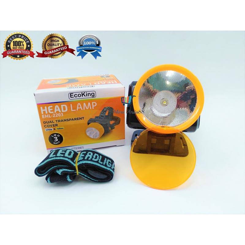 HEAD LAMP / SENTER KEPALA Bergaransi / Senter Kepala Murah 2203 - Shop ...