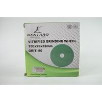 Jual BATU GERINDA DUDUK 6 INCH GRIT 80 GREEN SILICON ASAH AKIK KENTARO ...