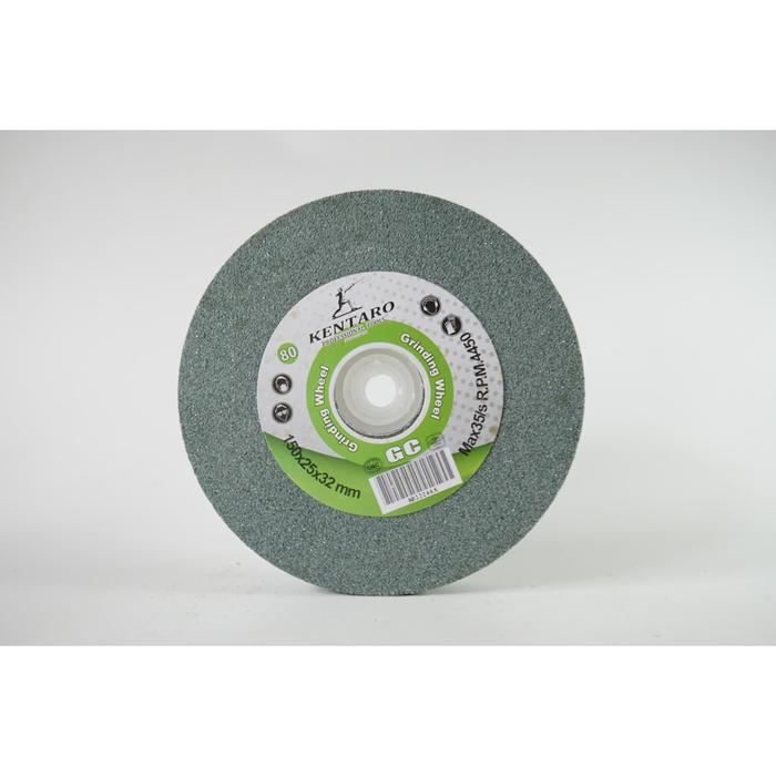 Jual BATU GERINDA DUDUK 6 INCH GRIT 80 GREEN SILICON ASAH AKIK KENTARO ...